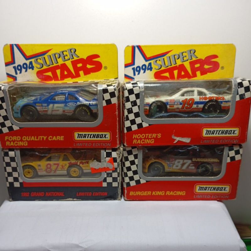 Matchbox Nascar 4 minis | Shopee Brasil