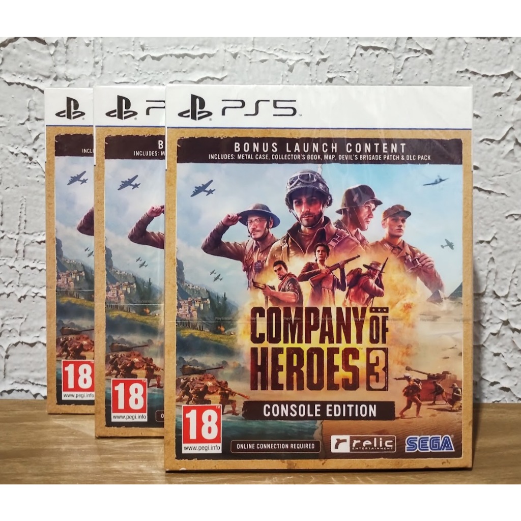 Company Of Heroes 3 Console Launch Edition (Stellbook) Ps5 - Lacrado - Fisico | Shopee Brasil