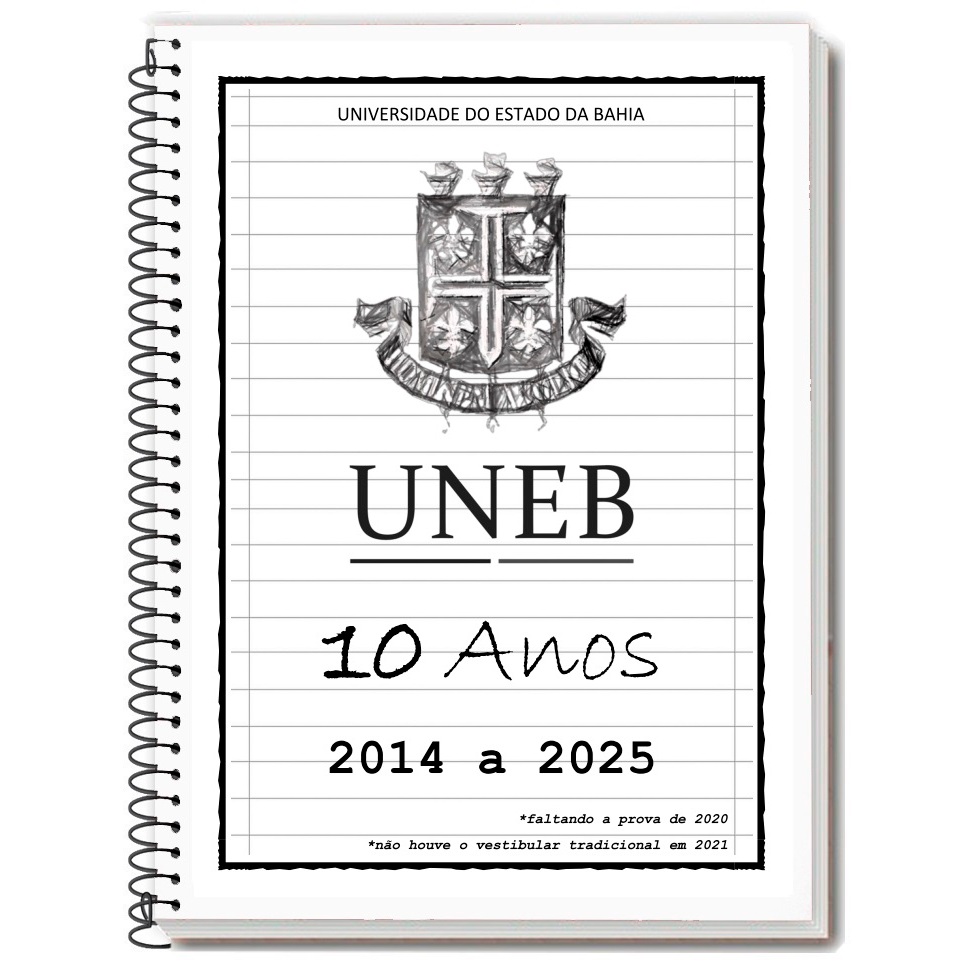 UNEB 2025/2026 - Caderno de Provas + Gabarito + Folhas de Redação ...