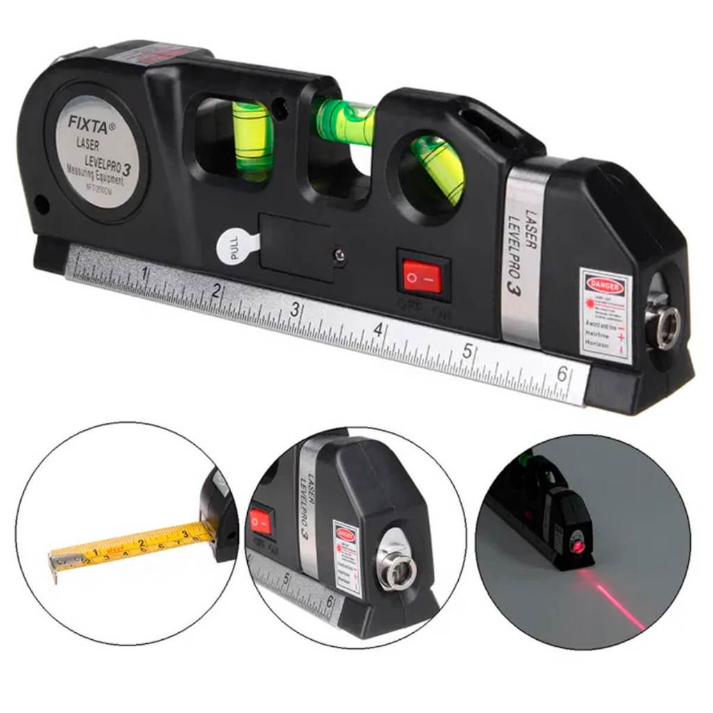 Nível Laser Profissional Trena Level Pro3 Estágios Nivelador | Shopee Brasil