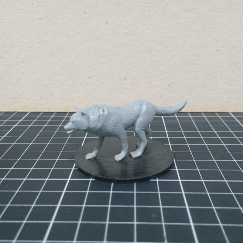 Miniatura RPG - Lobo Atroz, com pintura | Shopee Brasil