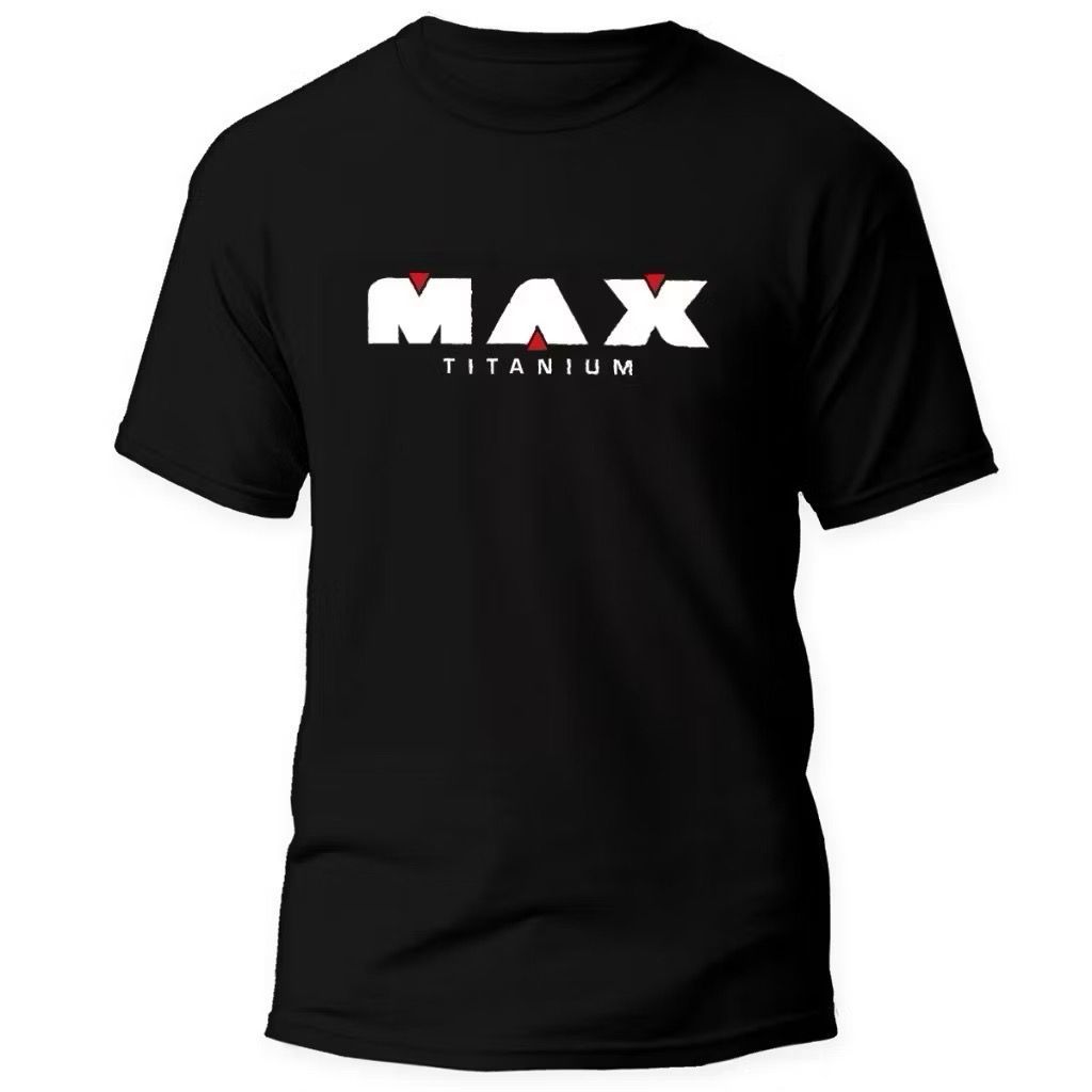 camisa camiseta masculina esportiva 100% algodão MAX TITANIUM ...