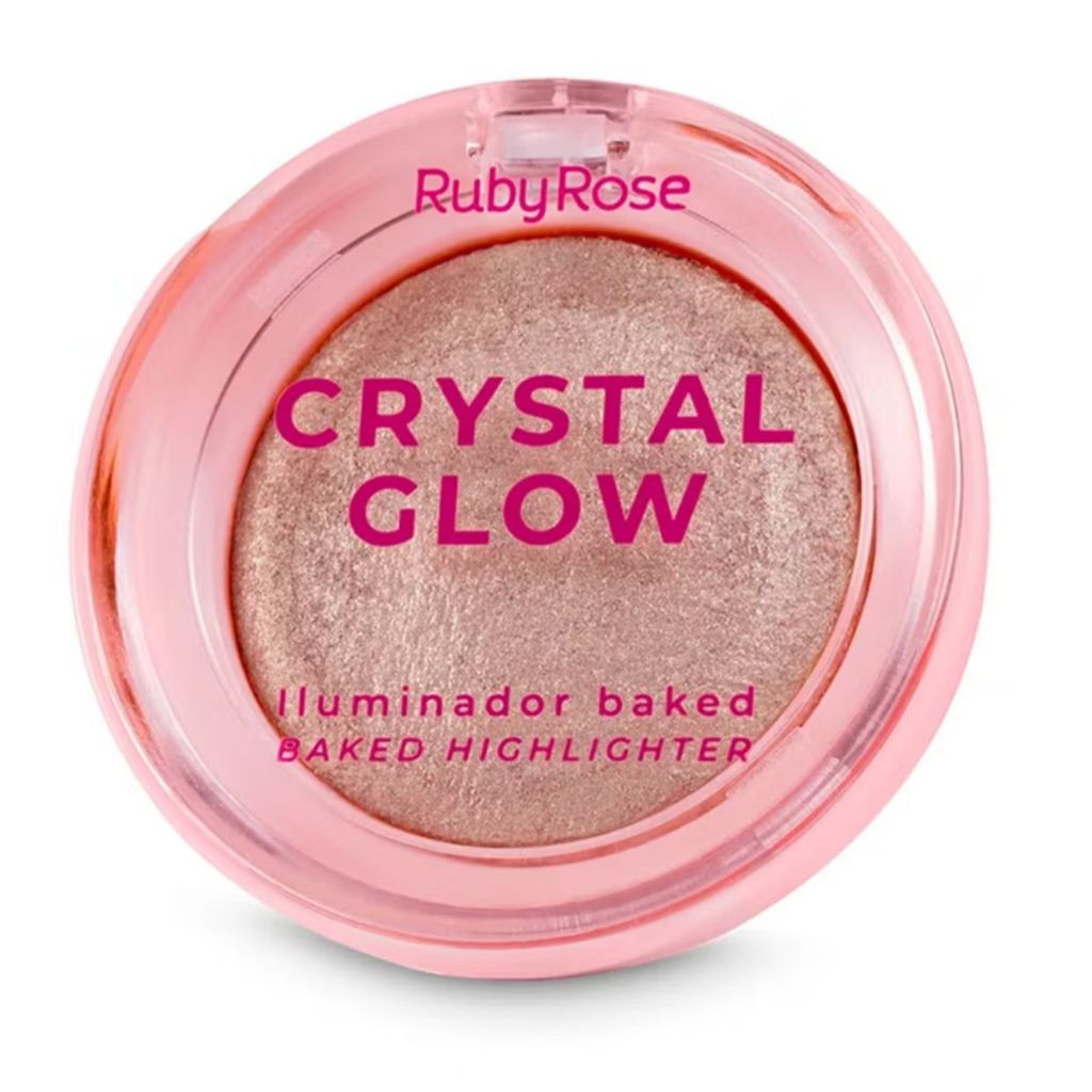 Iluminador Baked Crystal Glow Linha Rosa by Rudy Rose Alta Pigmentação ...
