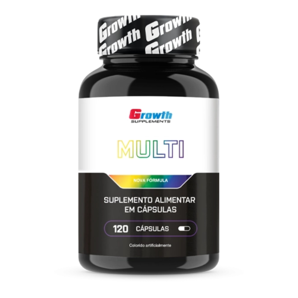Growth Supplements Multivitamínico 120 Cápsulas - Energia, Imunidade e ...