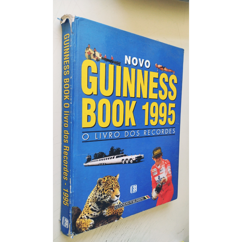 Livro Guinness Book 1995 - Recordes - editora Três (boa conservação ...