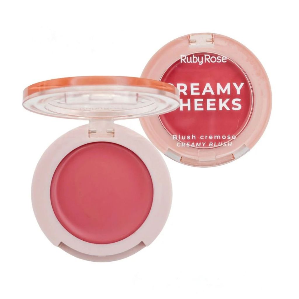 Blush Cremoso Creamy Cheeks Ruby Rose | Shopee Brasil