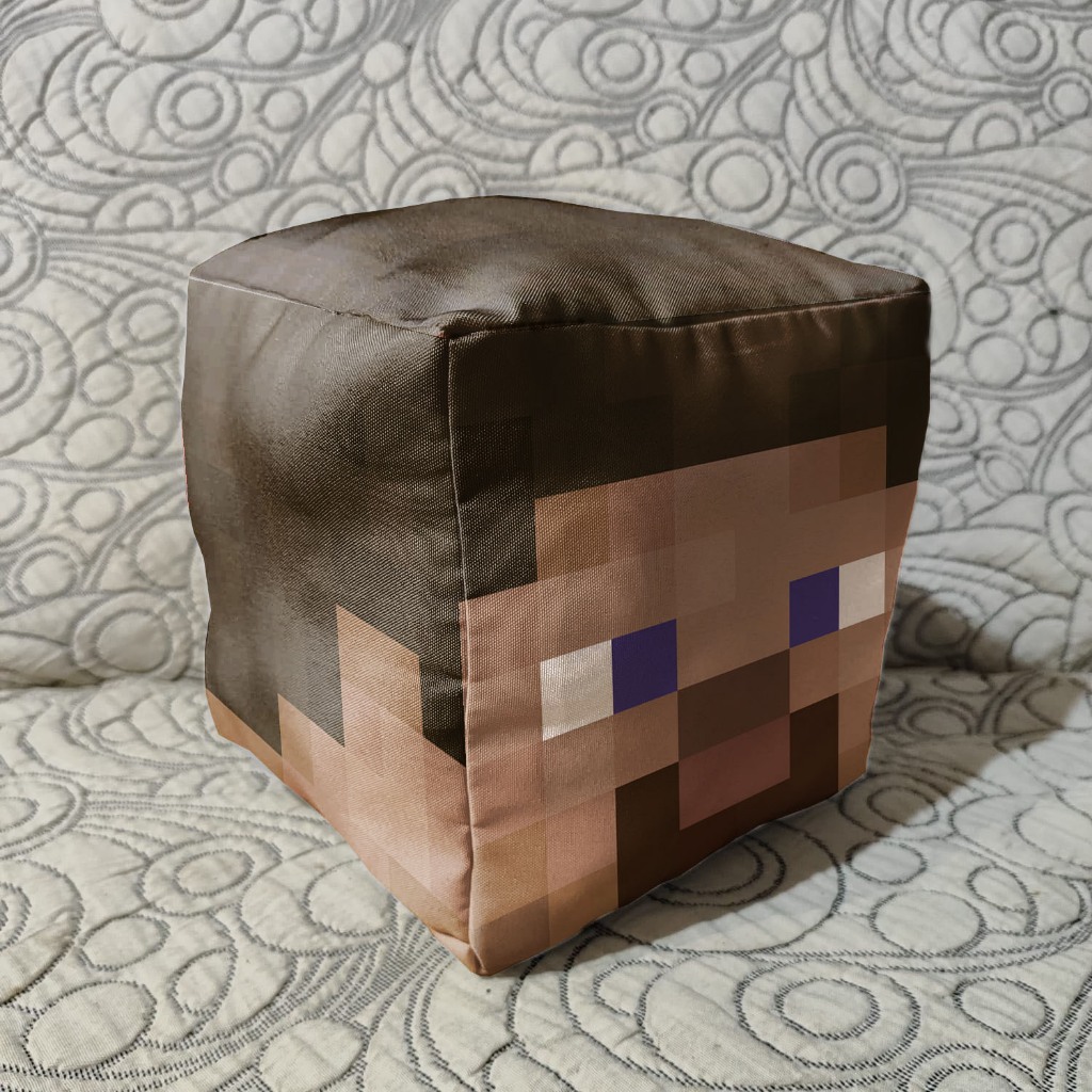 Almofada Steve Minecraft - Cubo 20x20 | Shopee Brasil