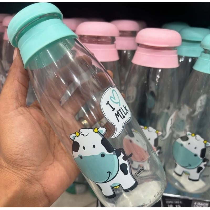 Garrafa Leiteira Para Leite, Sucos ou Água 500ml Milky | Shopee Brasil