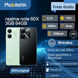 Celular Realme Note 60X 3G 64GB 3GB Ram Dual Sim Global | Shopee Brasil
