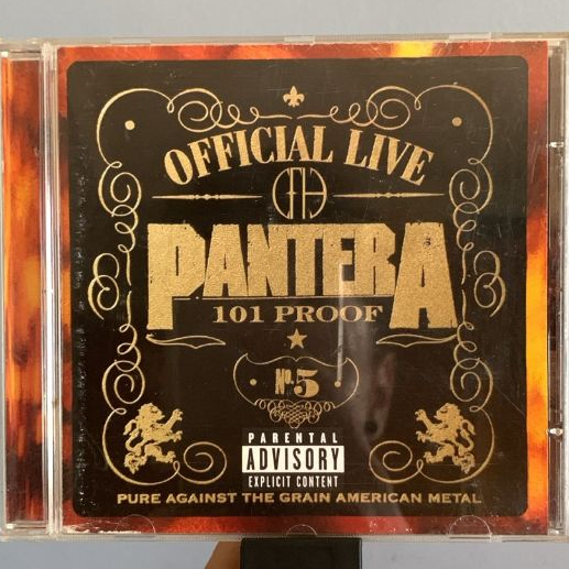 CD - Pantera - Official Live: 101 Proof (Original) | Shopee Brasil