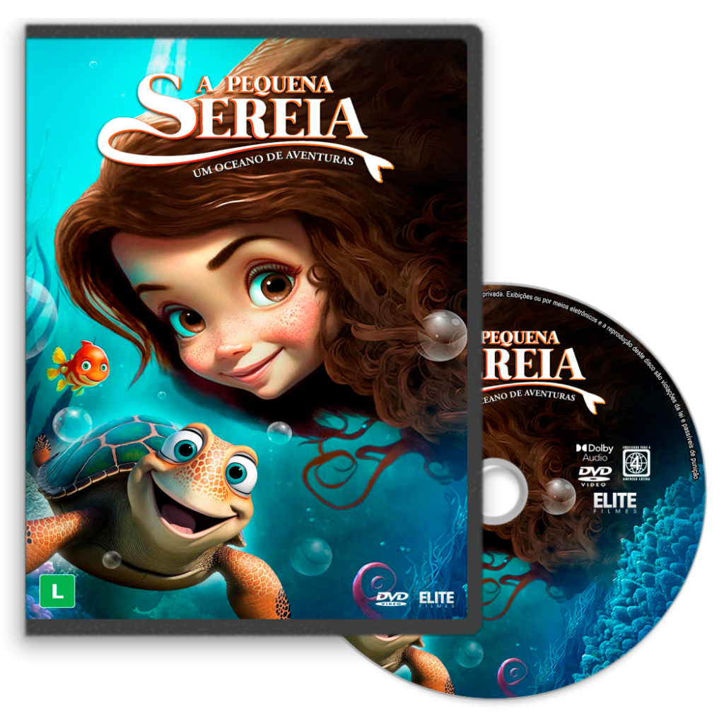 DVD - A Pequena Sereia - Um Oceano De Aventuras (2024) (Dublado e Legendado) | Shopee Brasil