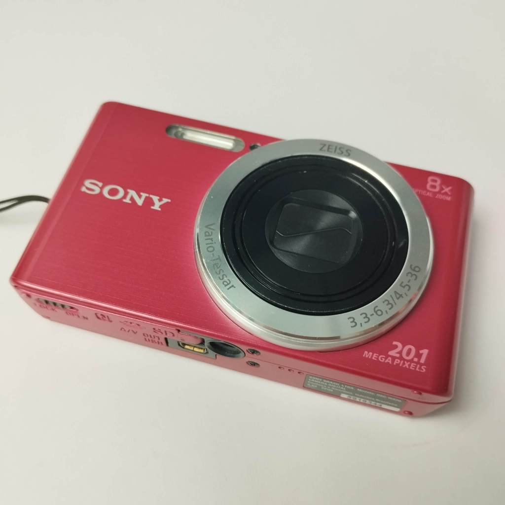 Câmera Digital Sony Cyber-shot W830 - 20.1 MegaPixels - Vermelha - Cartão 32Gb | Shopee Brasil
