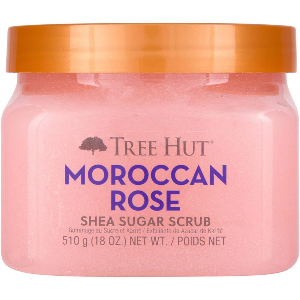 Tree Hut Moroccan Rose Shea Sugar Scrub Esfoliante corporal 532ml ...