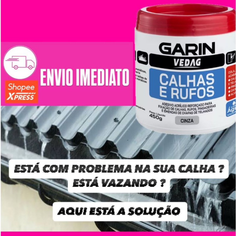 Cola para calhas rufos e telha metalicas Vedag Garin Calhas e Rufos ...