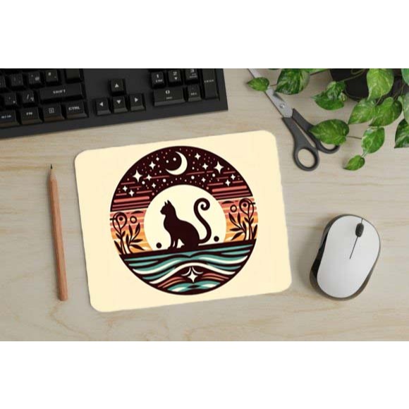 Mouse Pad Gato Mistico | Shopee Brasil