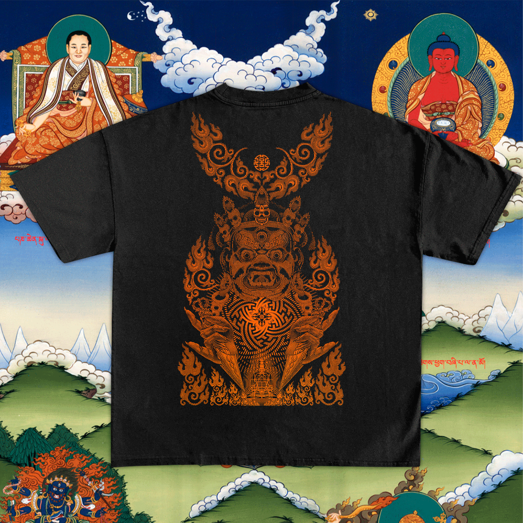 Camiseta Maya Destroyer Mahakala - Algodão Premium, Design Exclusivo ...