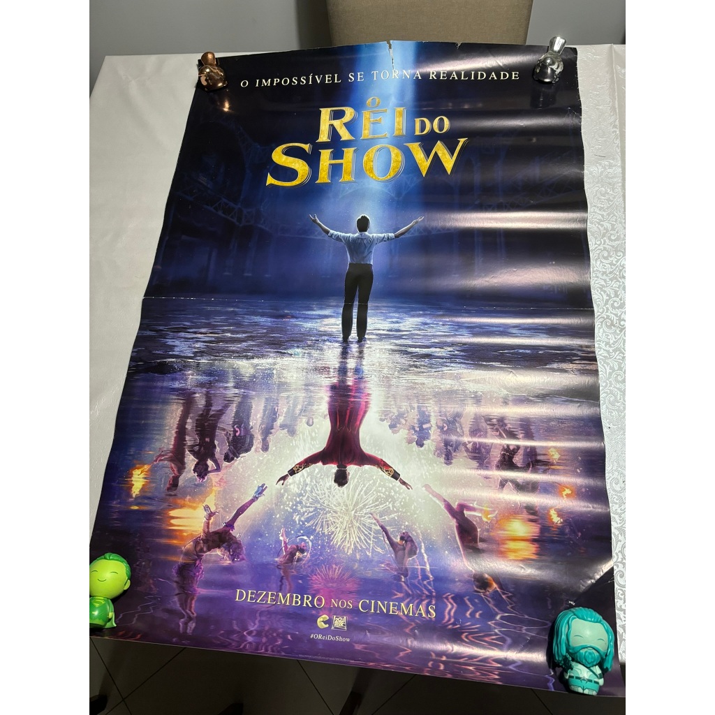 Pôster de Cinema - O Rei do Show - Original (Hugh Jackman) | Shopee Brasil