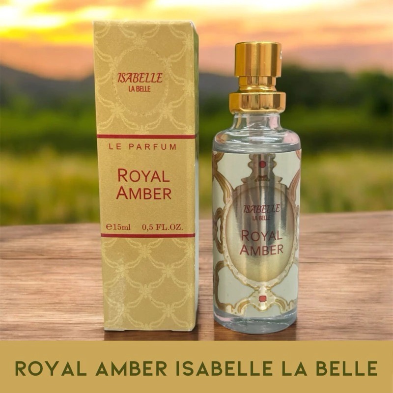 Perfume Árabe Royal Amber EDP 15ml - Isabelle La Belle alta fixação ...