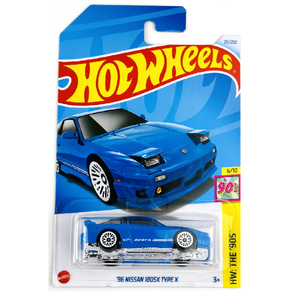 Hot Wheels '96 Nissan 180SX Type X HTB08 - Mattel | Shopee Brasil