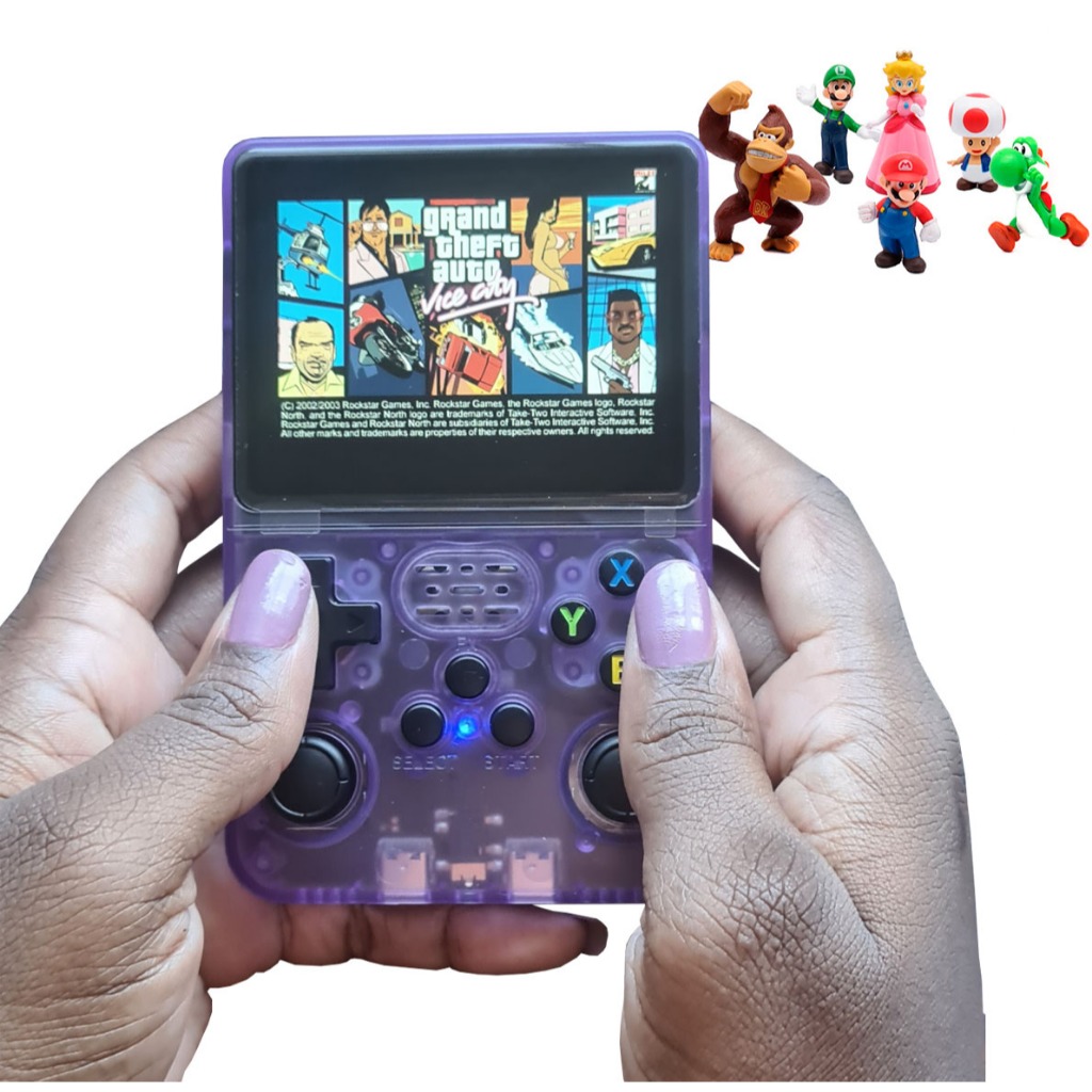 Video Game Portatil R36S Original atualizado com jogos retro e de PC ...