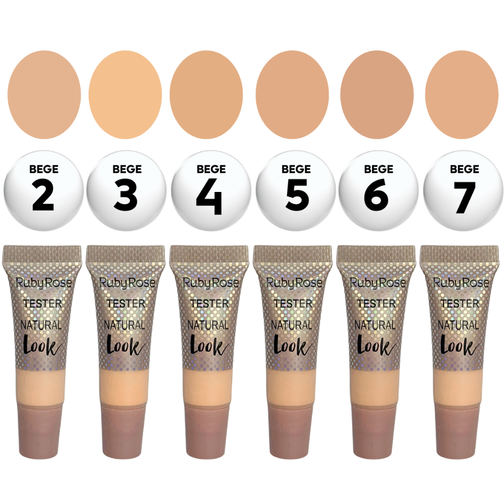 Mini Base Natural Look & Soft Matte - Ruby Rose | Shopee Brasil