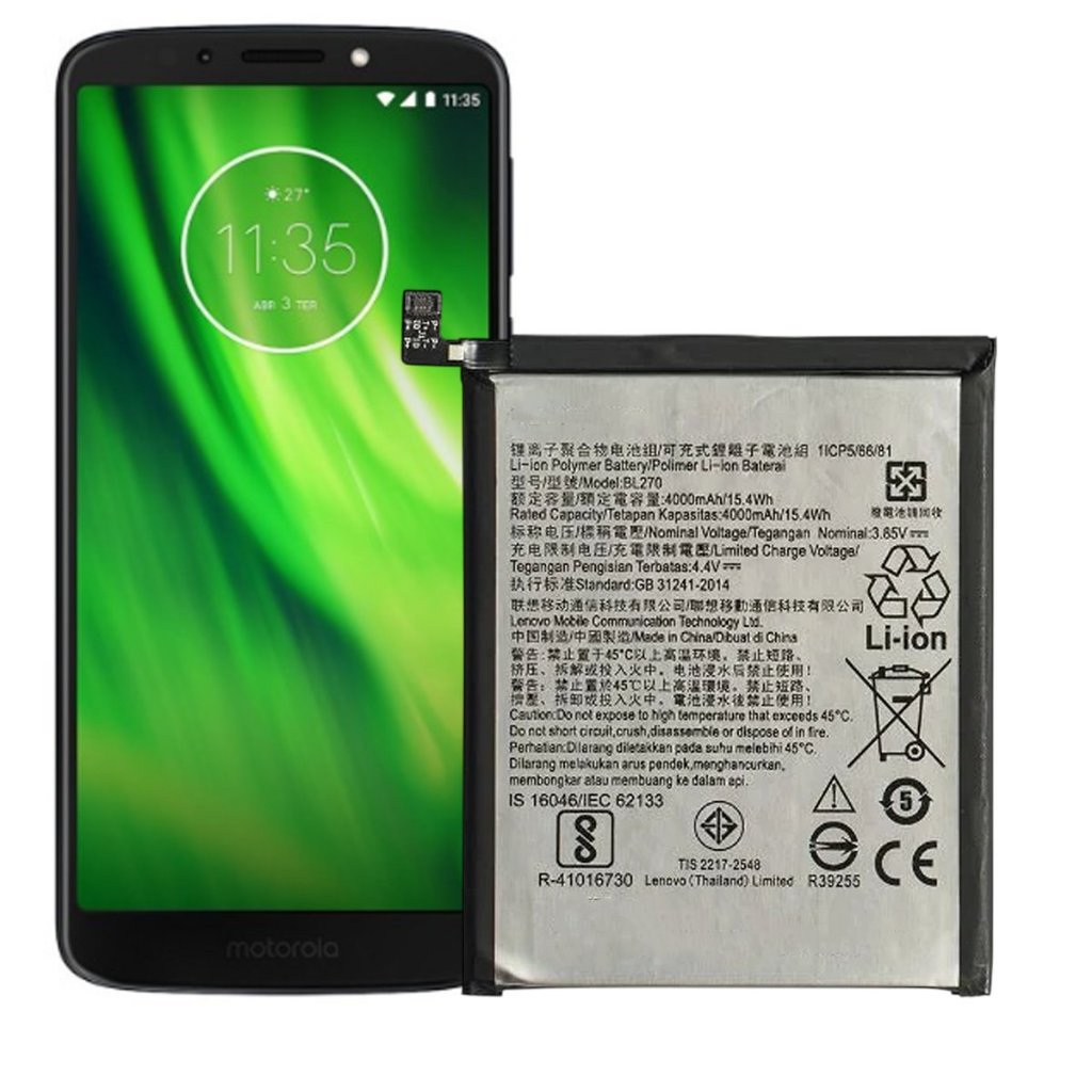 BATERIA BL270 COMPATÍVEL COM G6 PLAY XT1922 E5 XT1944 VIBE K6 PLUS ...