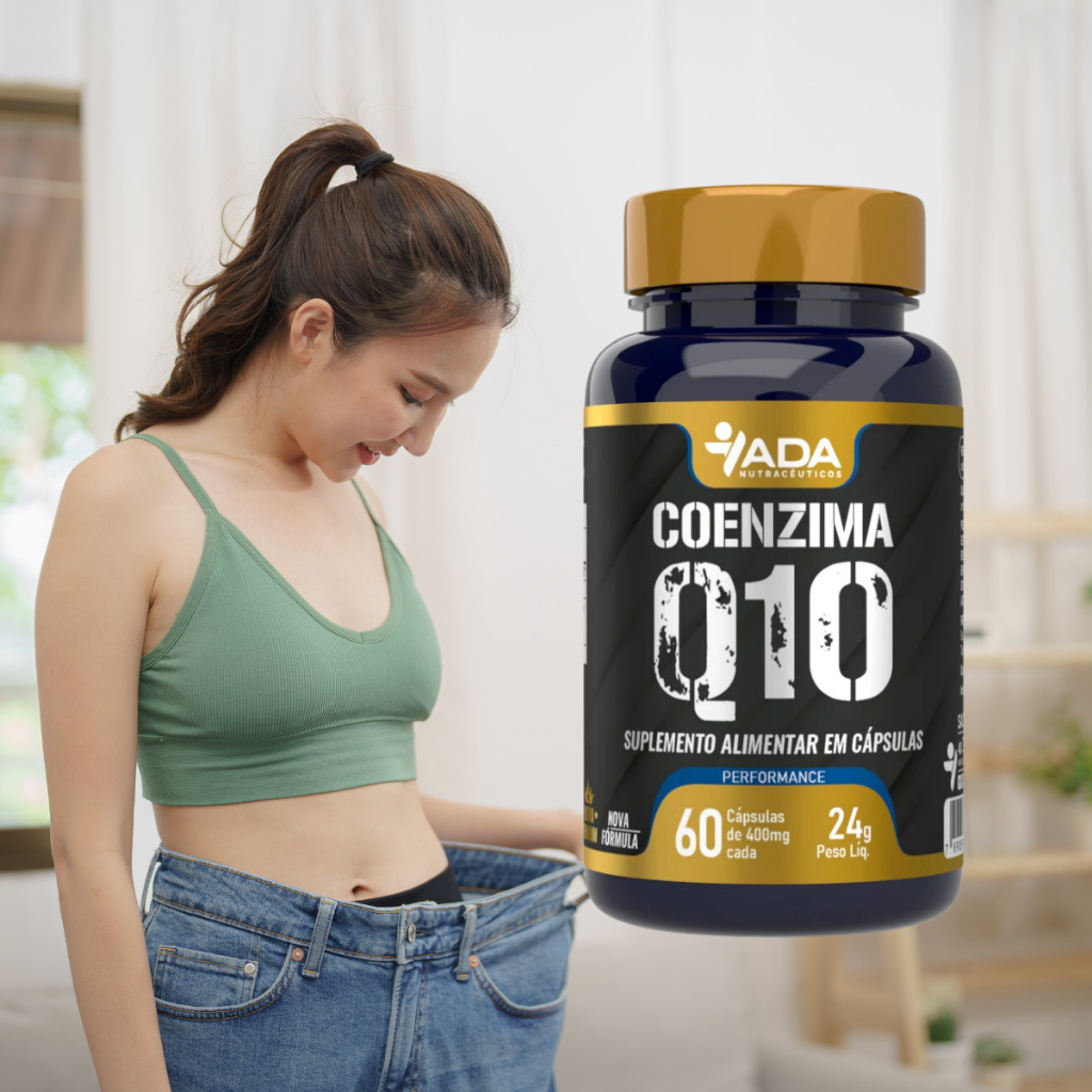 Suplemento Alimentar Coenzima Q10 Ubiquinona 60 Cápsulas Vitamina Coq10 ...