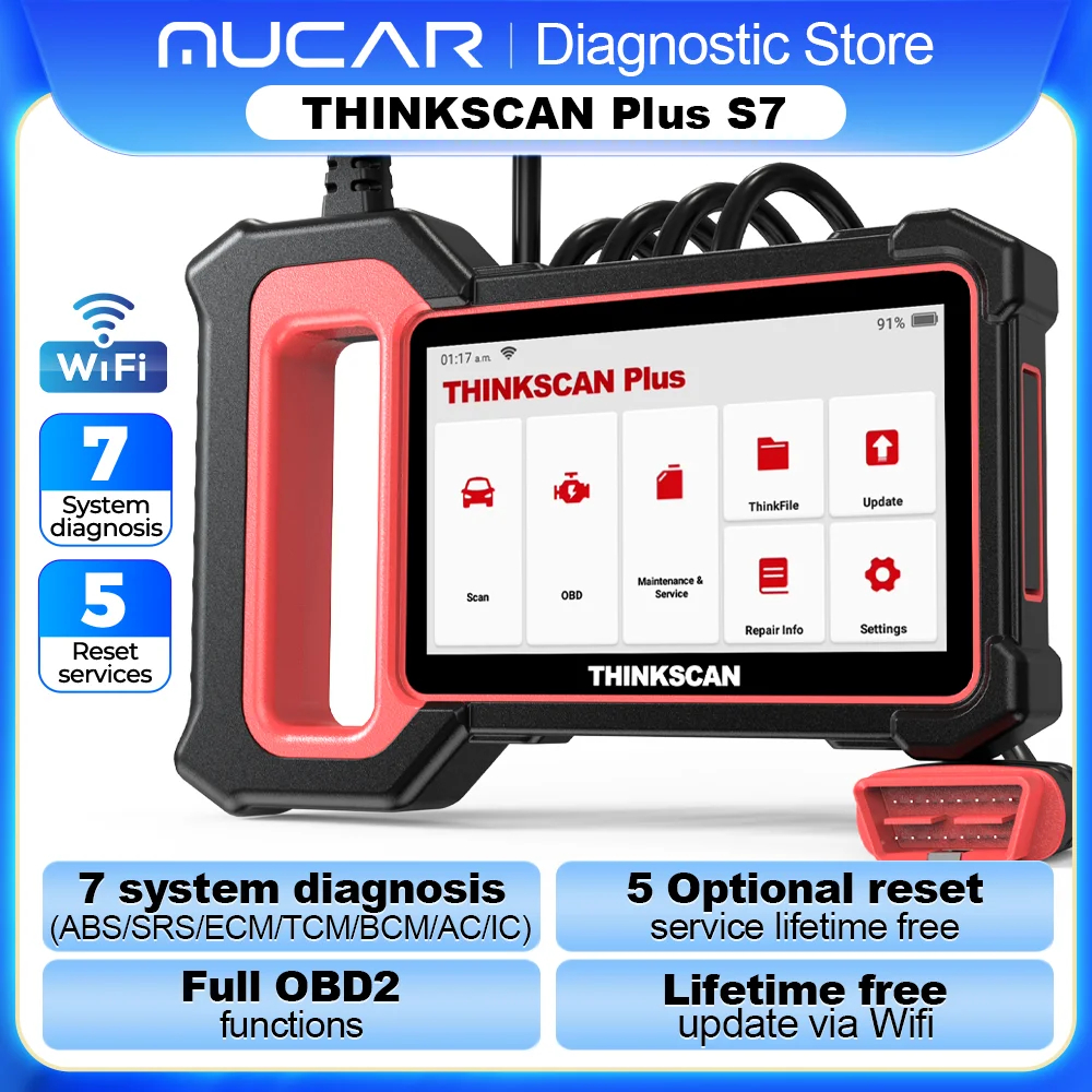 Scanner Automotivo Thinkcar Thinkscan Plus S7 Automotivo Multi Sistema ...