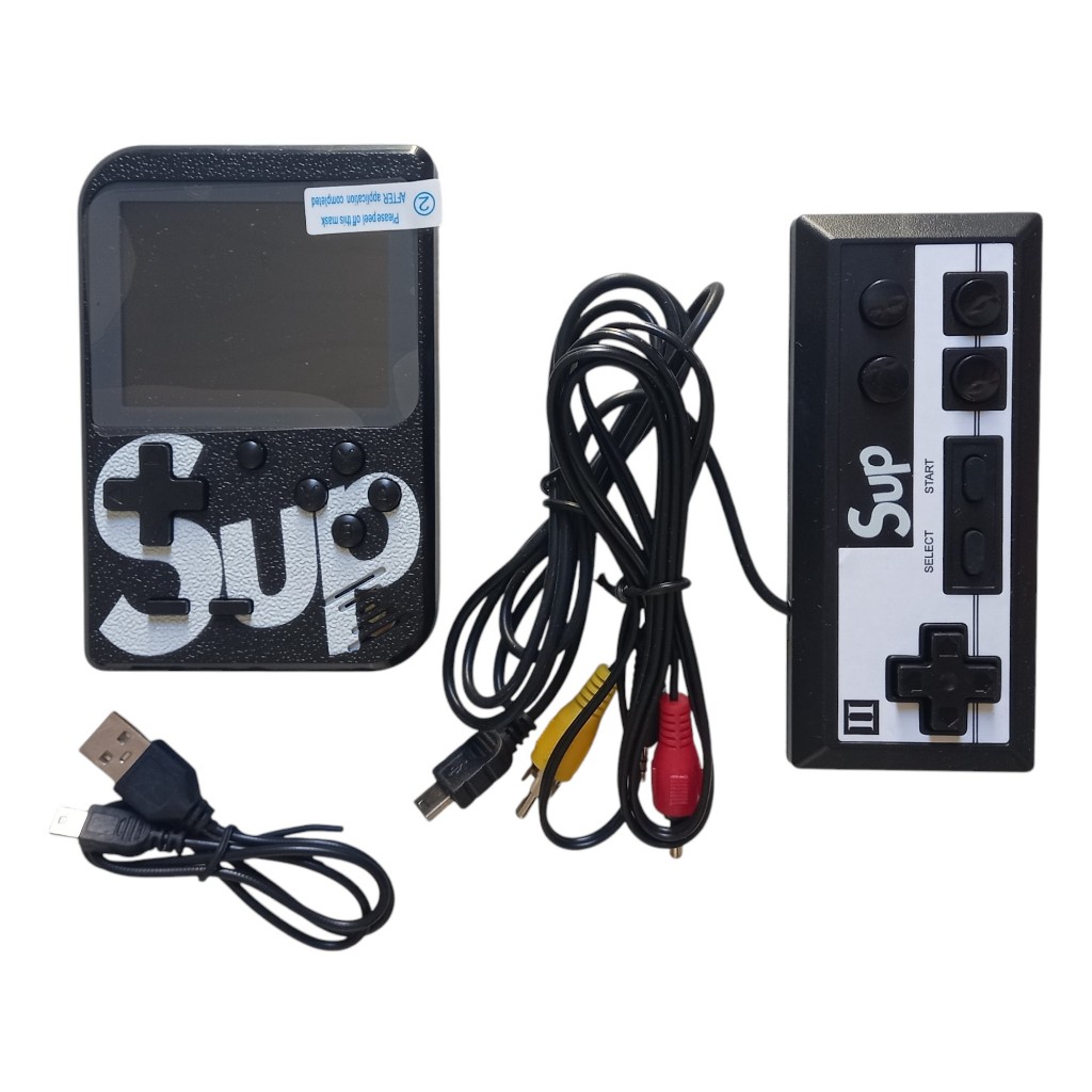 Super mini game portátil, suporta 2 players, 400 games, 8 bit classicos ...