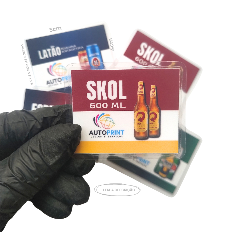 350 FICHAS DE CERVEJA PLASTIFICADAS E PERSONALIZADAS (leia a descrição ...
