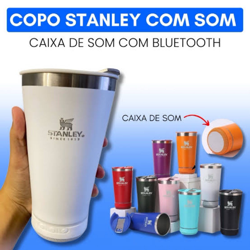 Copo Stanley com som | Shopee Brasil