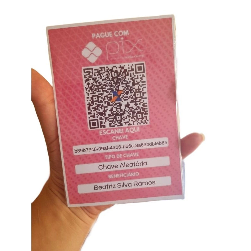 Placa de Pix de papel fotográfico 10×15 Plastificada | Shopee Brasil Placa de Pix de papel fotográfico 10×15 Plastificada | Shopee Brasil