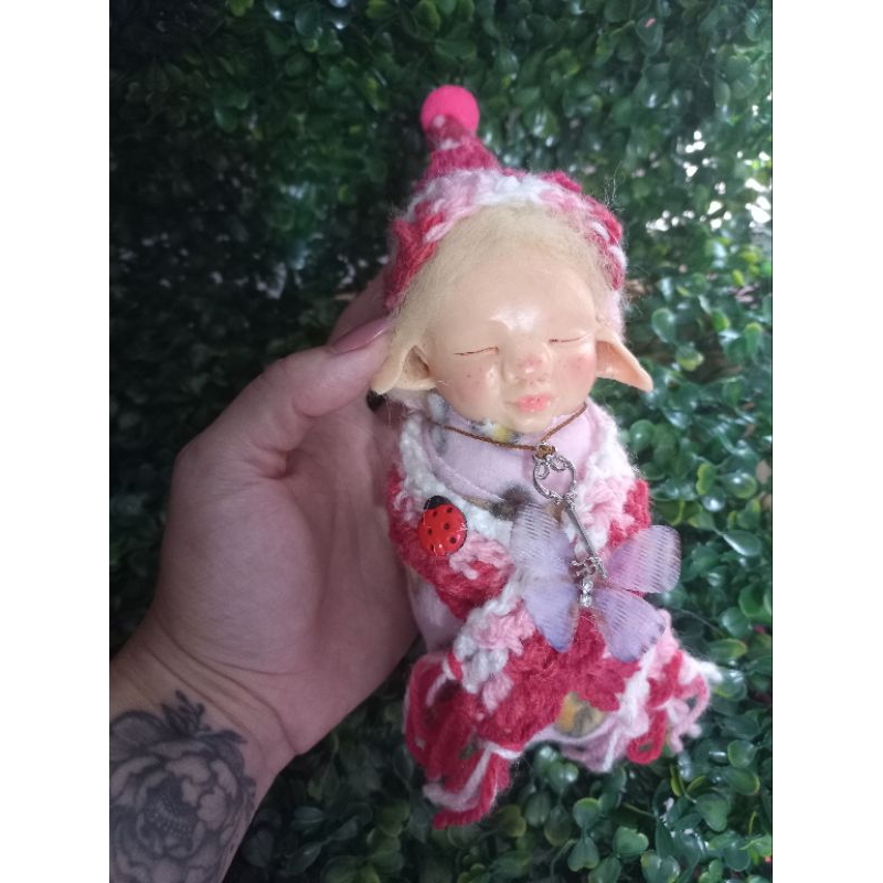 Bebê Duende Artesanal Articulada | Shopee Brasil