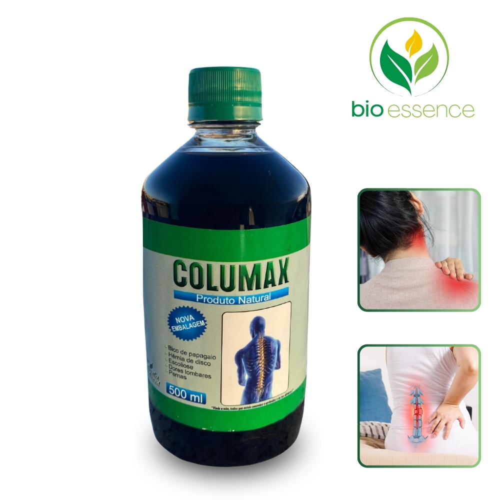 Kit Com 6 Columax 500ml Original Suplemento Natural Dor De Coluna ...