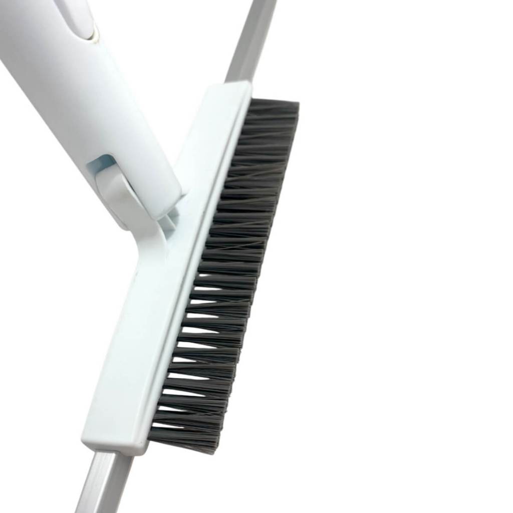 Rodo com Escova 2 em 1 Ajustável Multifunciona Praticidade na Limpeza ...