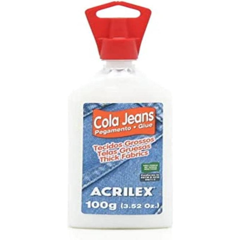 Cola Jeans Para Tecido Acrilex 100g | Shopee Brasil