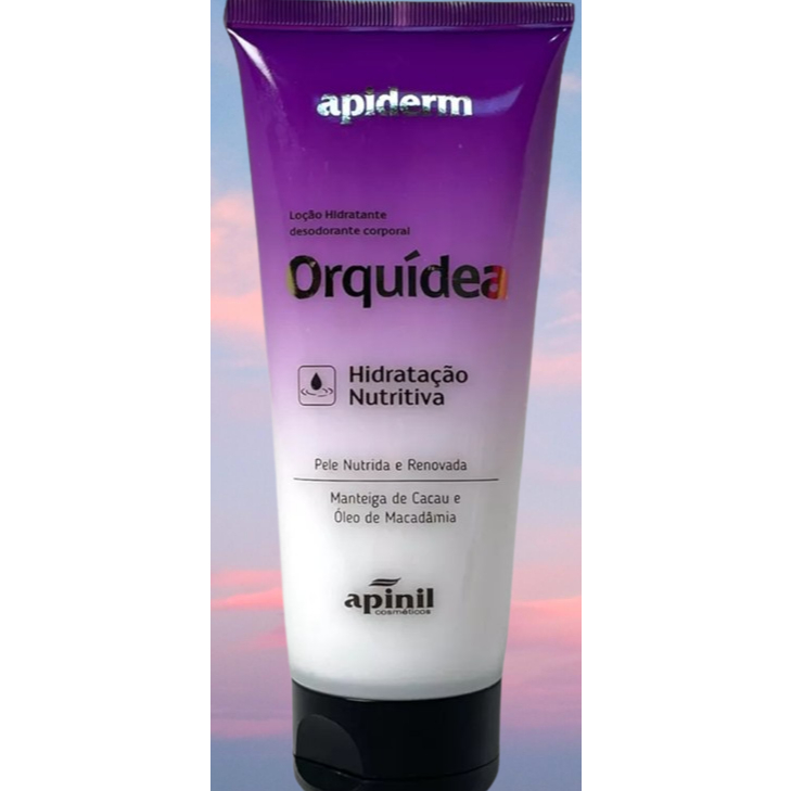 Creme Hidratante Desodorante Corporal e Facial Orquídea Apiderm loção ...
