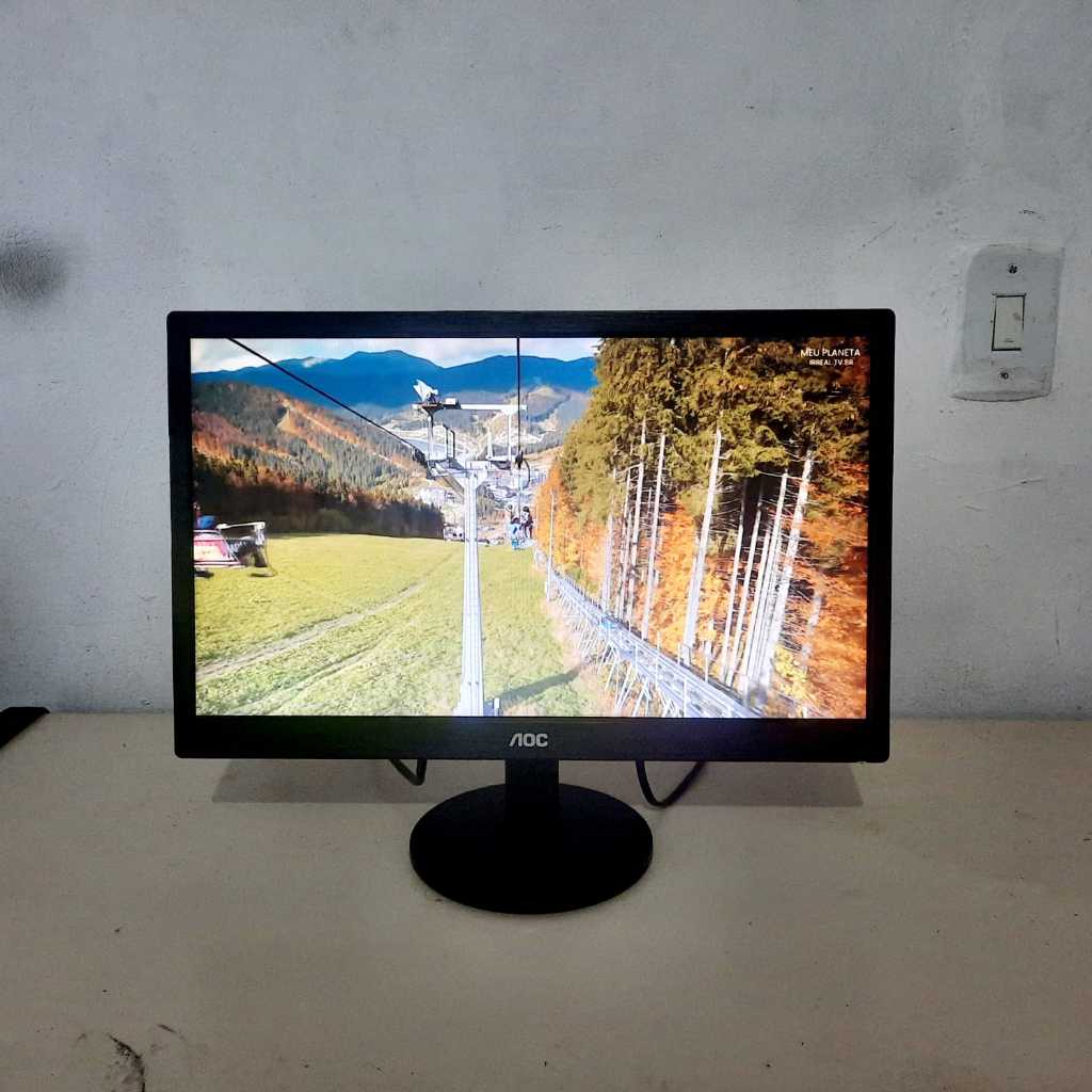 Monitor 19 Polegadas Aoc Led E970swnl Widescreen | Shopee Brasil