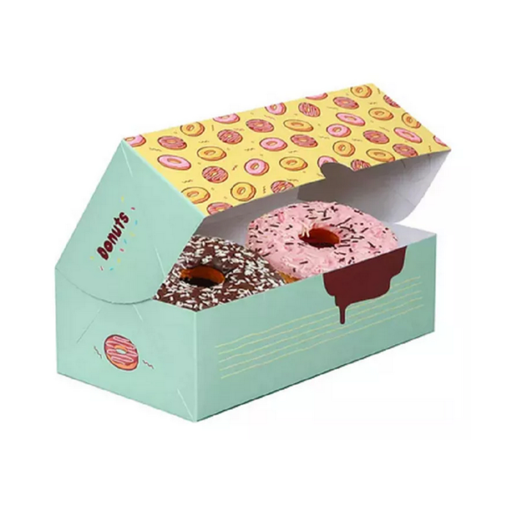 Embalagem Para Donuts 2 Unidade - Desenhada- 50 Unidades | Shopee Brasil