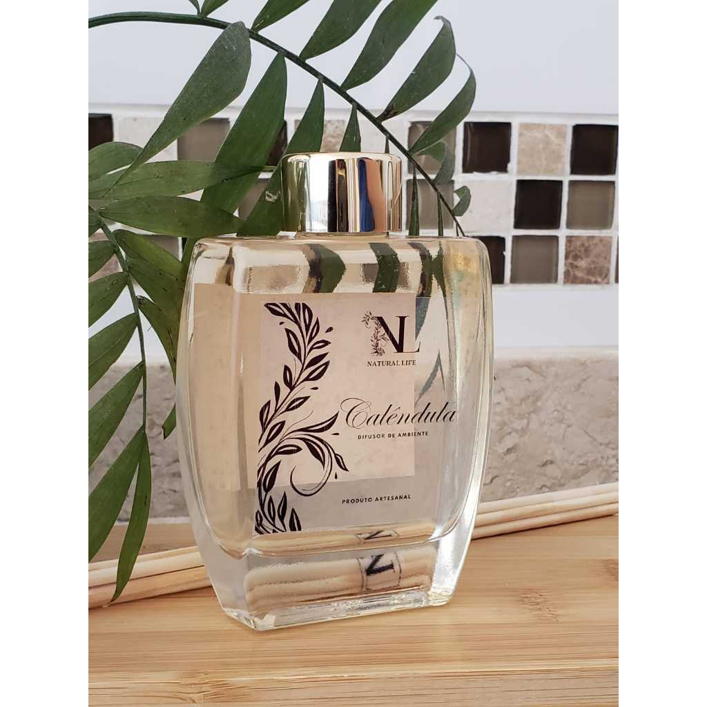 Difusor de Ambiente Varetas Calêndula - Aromatizador Natural Perfumado para Sala, Quarto e ...