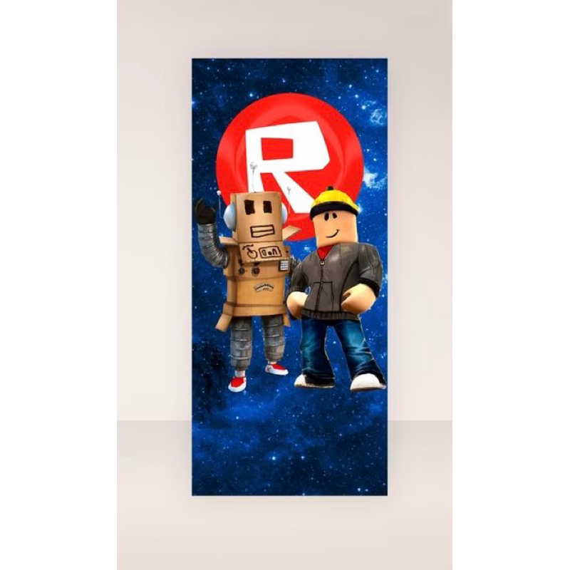 Painel Retangular Roblox Tam Diversos C/Overloque | Shopee Brasil