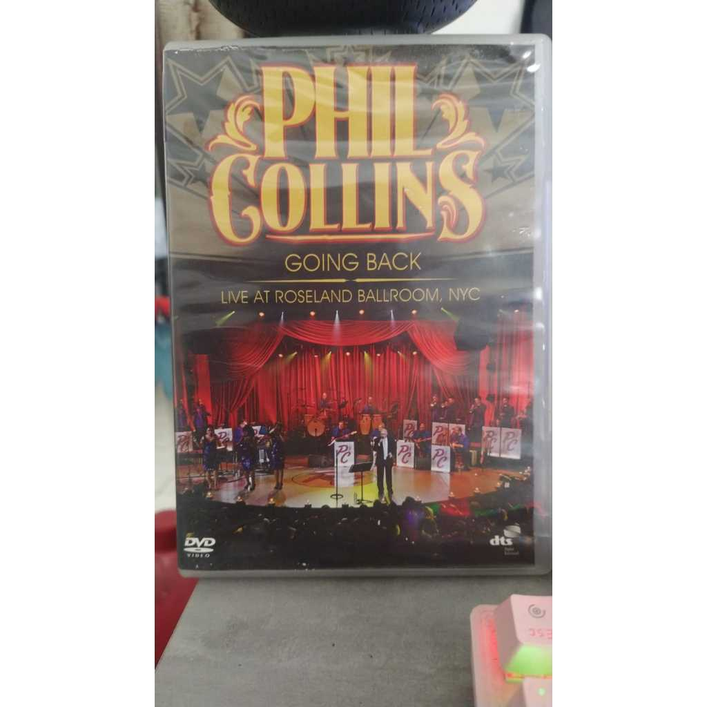DVD phil collins going back live at roseland ballroom,nyc. 6405 ...