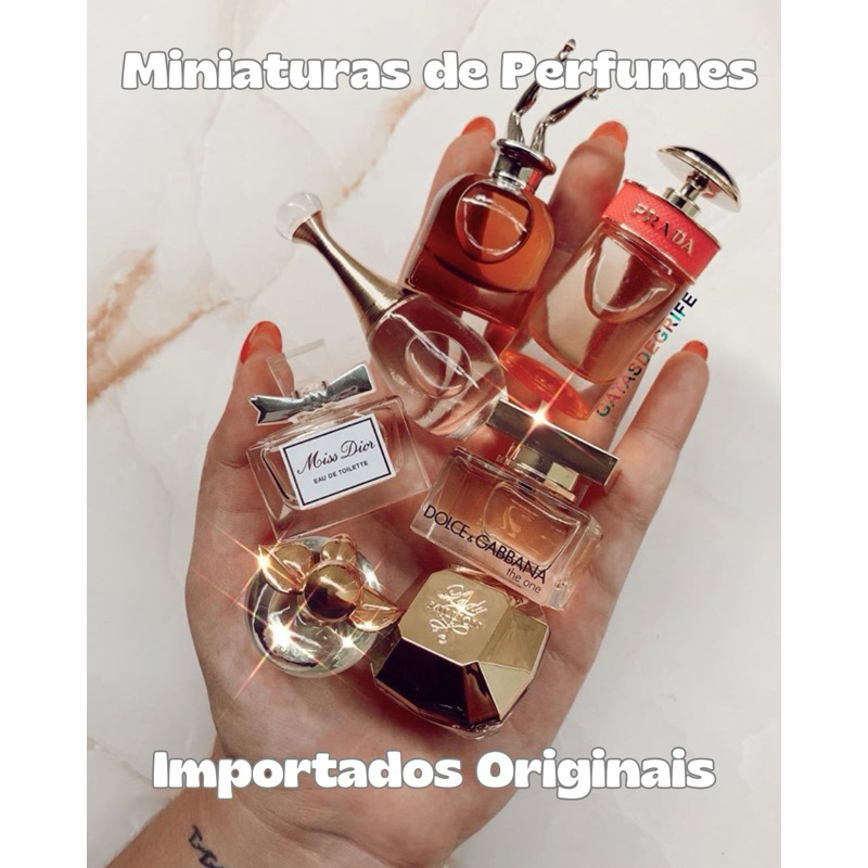 Miniatura de Perfume Importado - Originais | Shopee Brasil