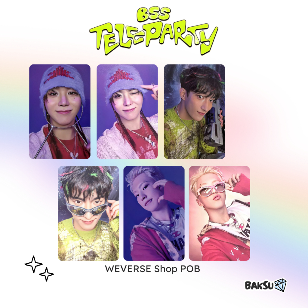Teleparty BSS Seventeen 2nd Album Photocard Fanmade | Shopee Brasil