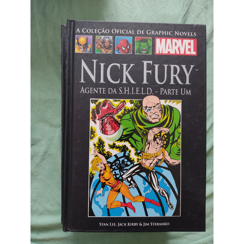 Nick Fury - Agente Da SHIELD - Parte 1 - HQ Capa Dura MARVEL | Shopee ...