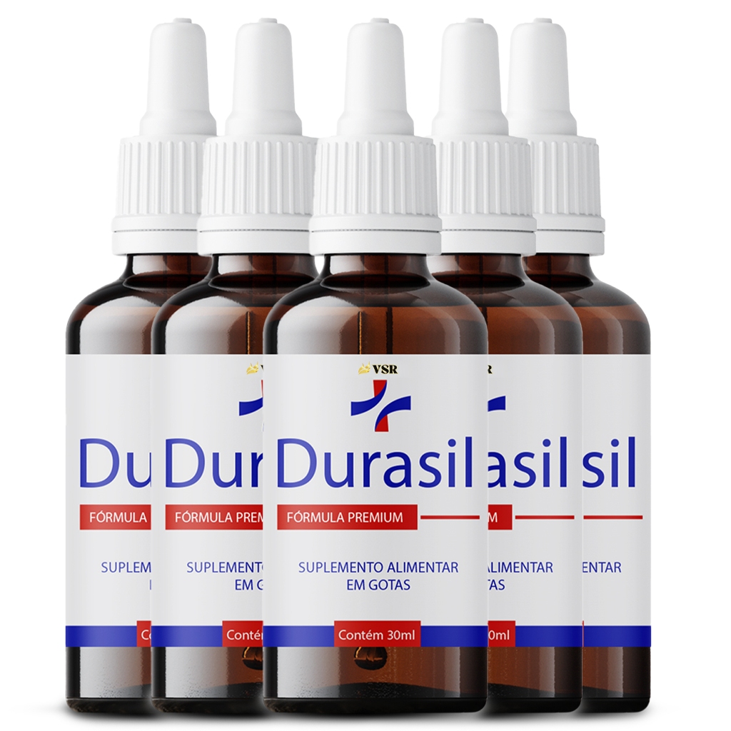 Kit 5 Durasil Original 30ml - Fórmula Concentrada em Gotas - Loja ...