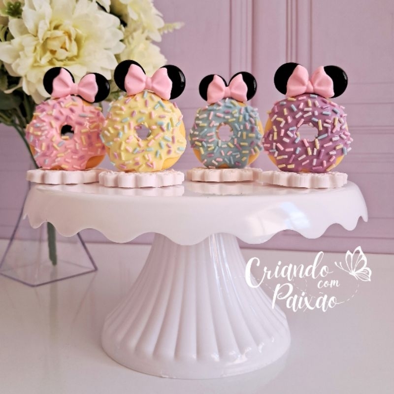 Kit's Apliques Donuts Candy Collor Minnie Mouse Para Lembrancinhas ...