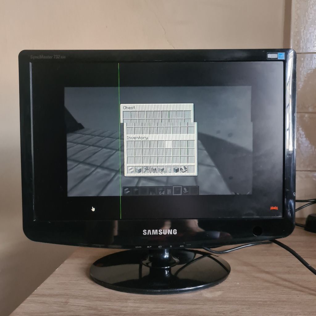 Monitor 17 polegadas LCD usado Samsung 732NW funcionando bem, com ...