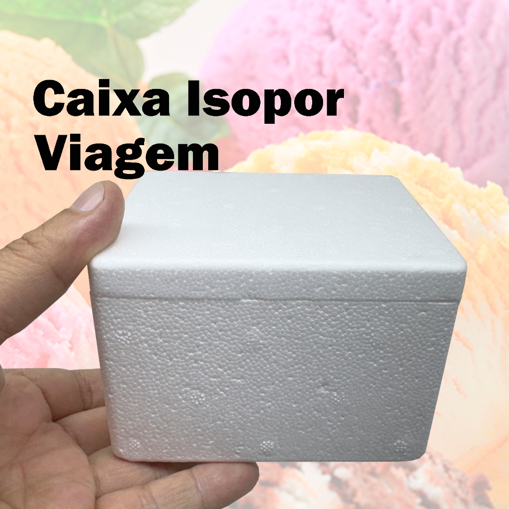 20 CAIXA DE ISOPOR 250ML PEQUENA, IDEAL PARA MEDICAMENTOS, AMPOLA DE ...