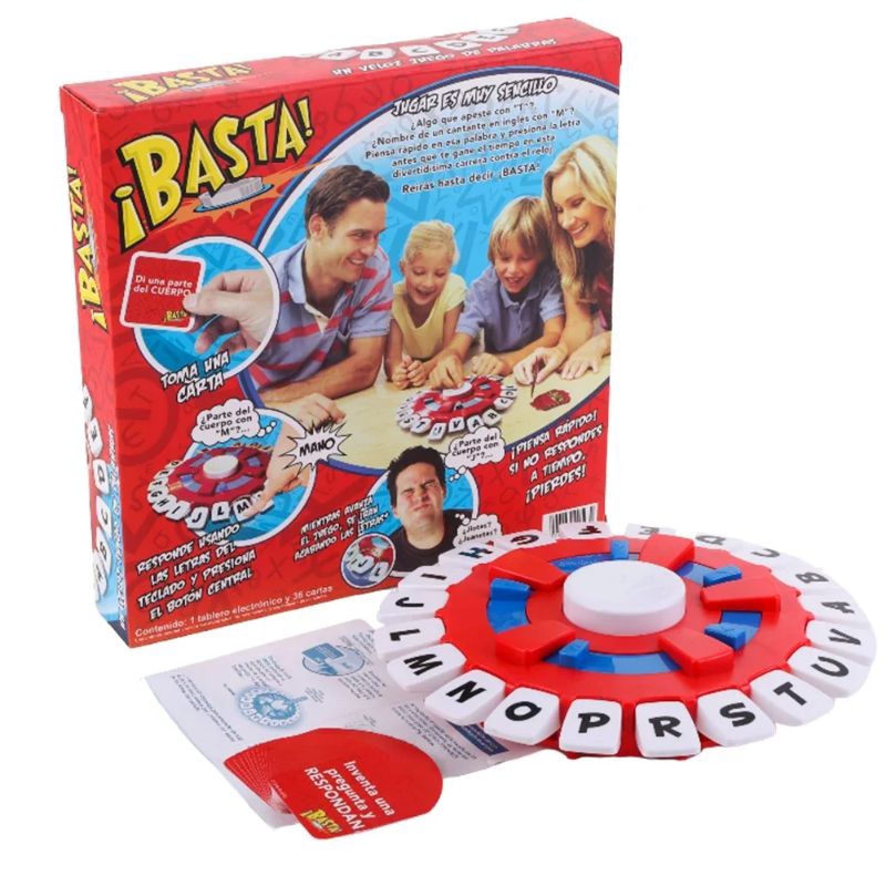 BASTA JOGO DA LETRAS STOP DIVERTIDO AMIGOS FAMILIA | Shopee Brasil